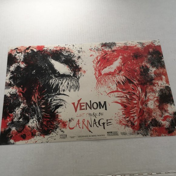 Art | Venom Let There Be Carnage Lithograph Marvel Movie Promotional ...